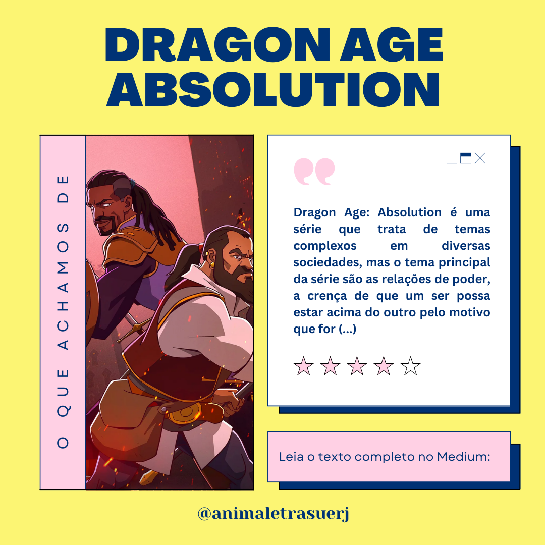 Resenha: Dragon Age Absolution (2022) | by Animaletras | Medium