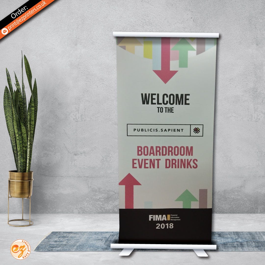 Standard Roller Banner Print - Ez Printers - Medium
