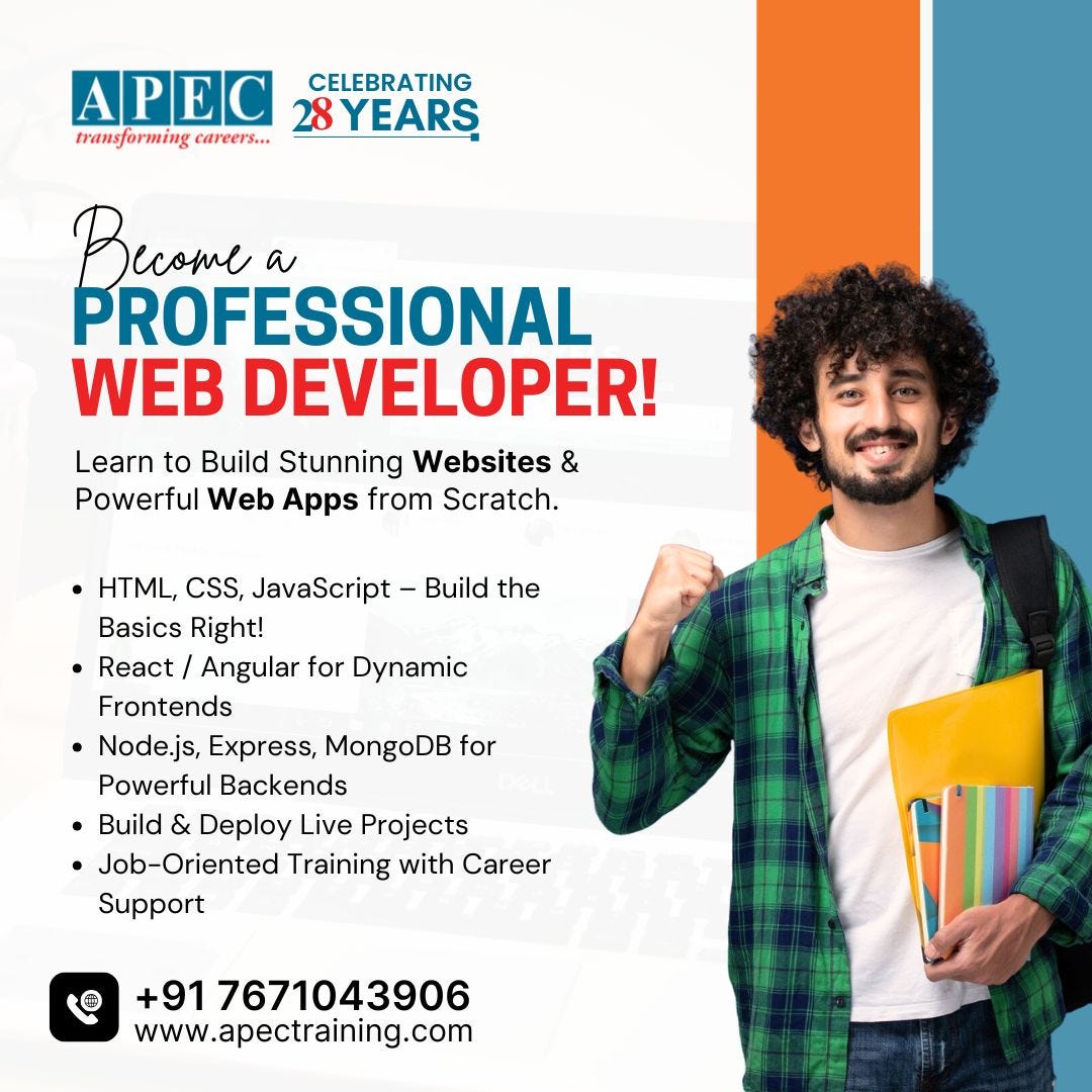 Full Stack Web Development Courses in Hyderabad | by APEC | Jul, 2025 ...