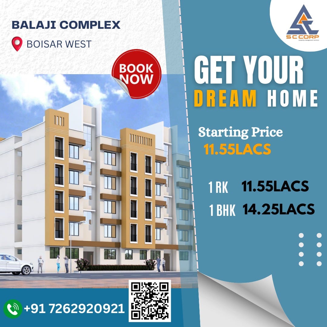 Get Your Dream Home in Boisar Book now | by SC Corp PMS | Sep, 2023 ...