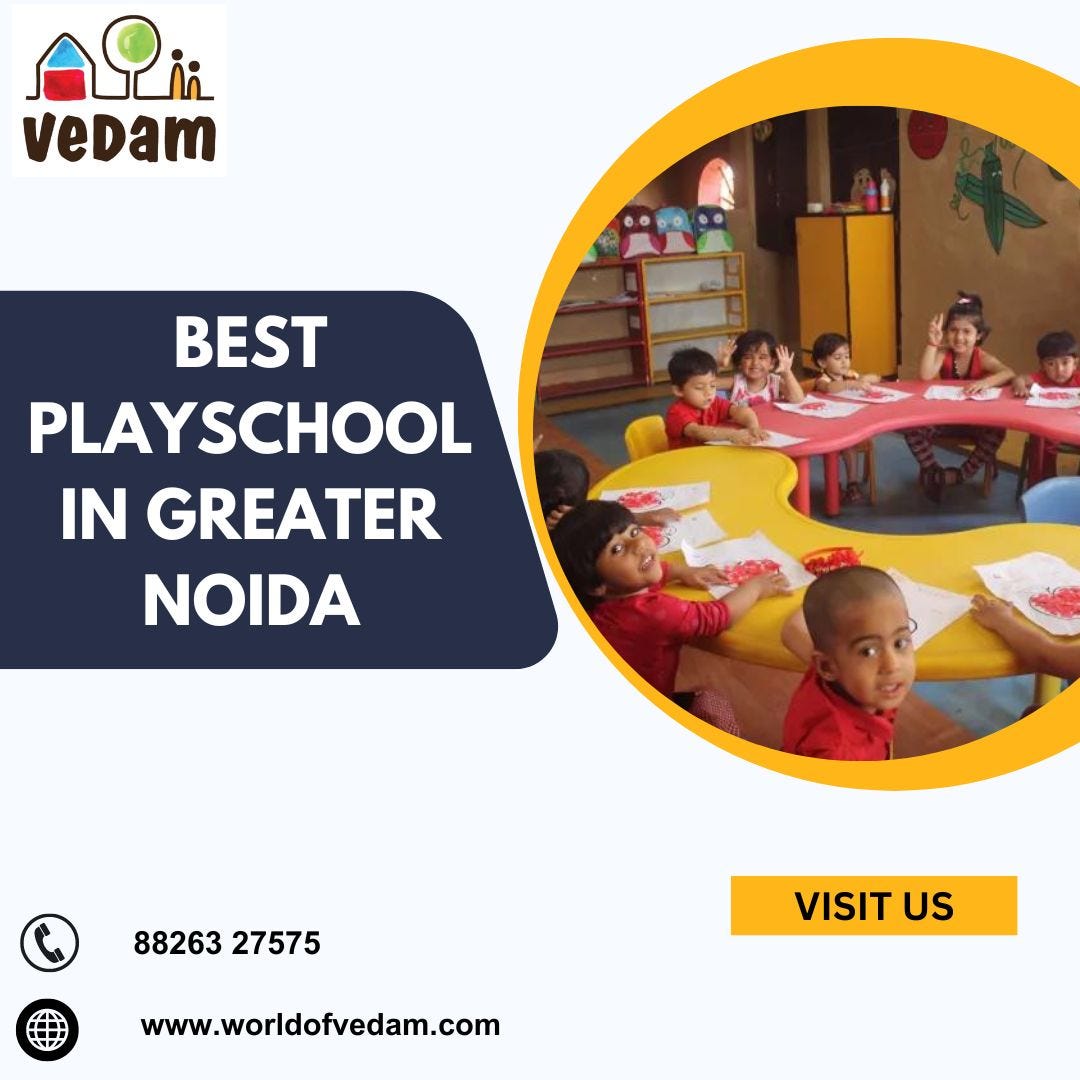 Best playschool in Greater Noida - Vedam Preschool - Medium
