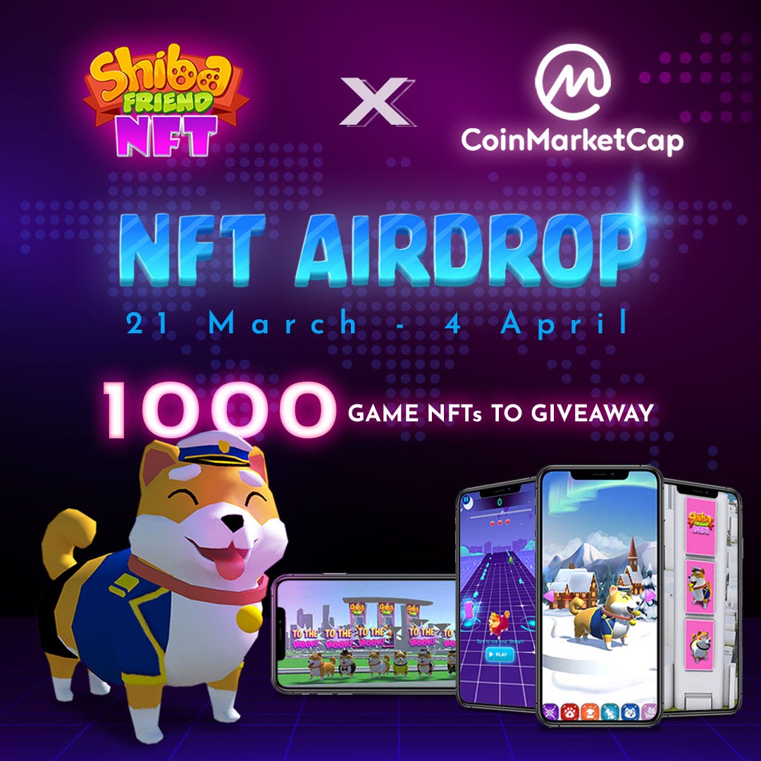 ShibafriendNFT x CoinMarketCap NFT Airdrop is here! | by Shibafriends ...