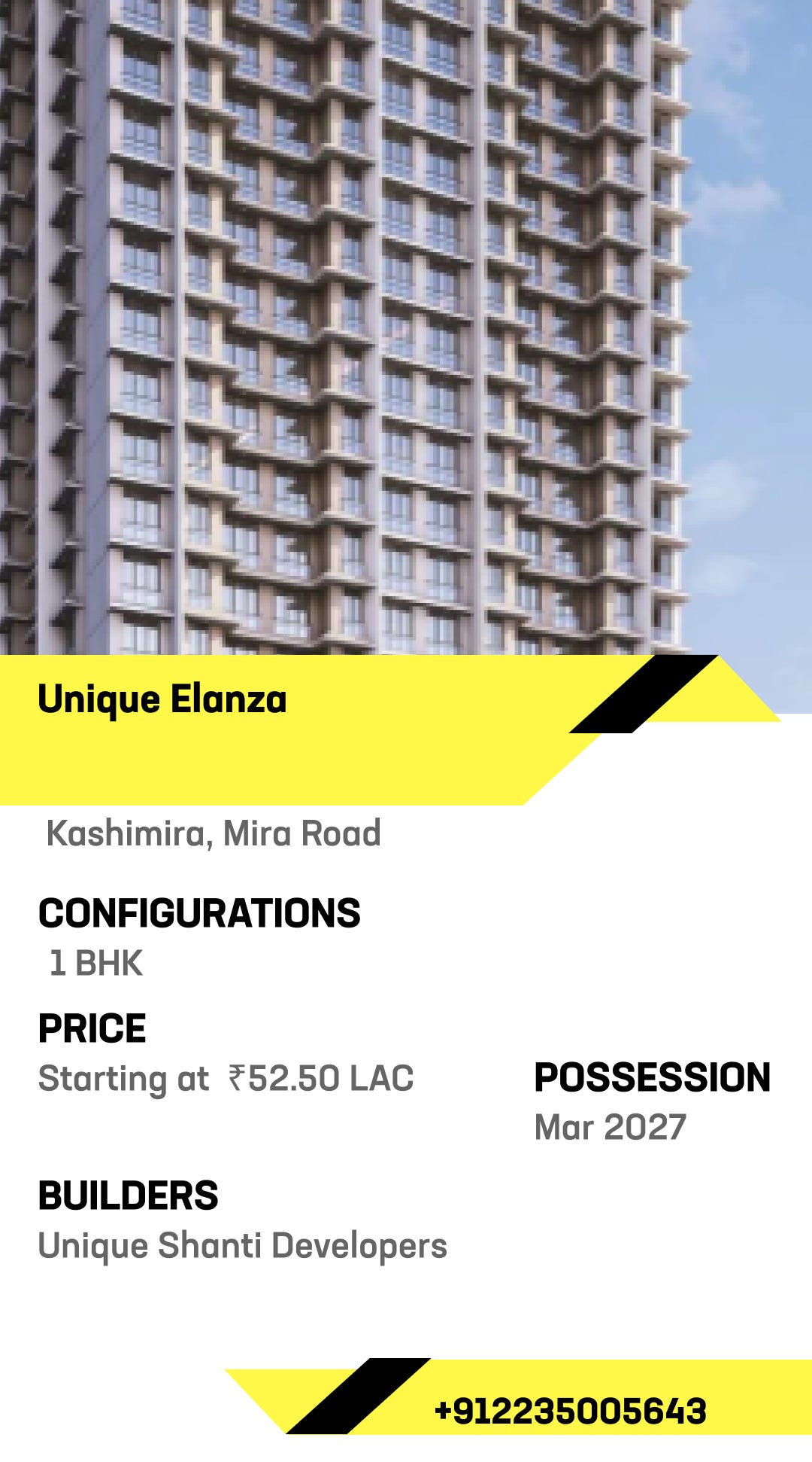 Unique Elanza — 1&2 BHK Homes in Mumbai | Dwello - sai patil - Medium