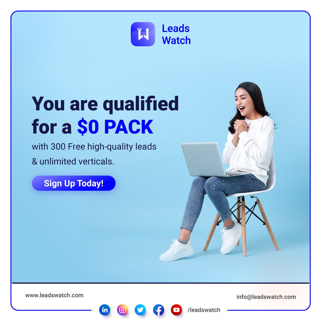 $0 Pack - Leads Watch - Medium