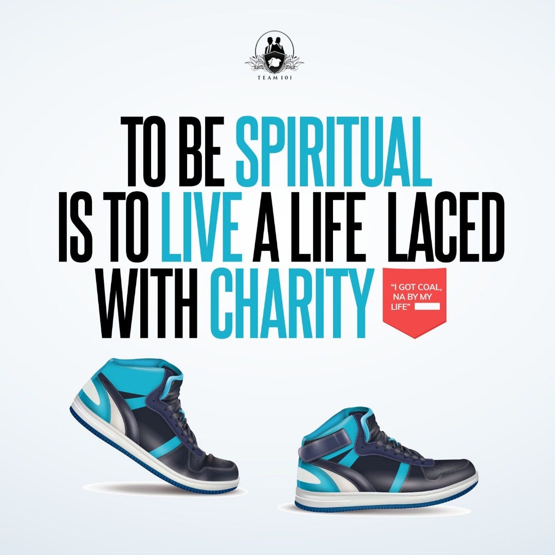 CHARITY WAY — NA BY MY LIFE!!!. On my way home from last week’s prayer ...