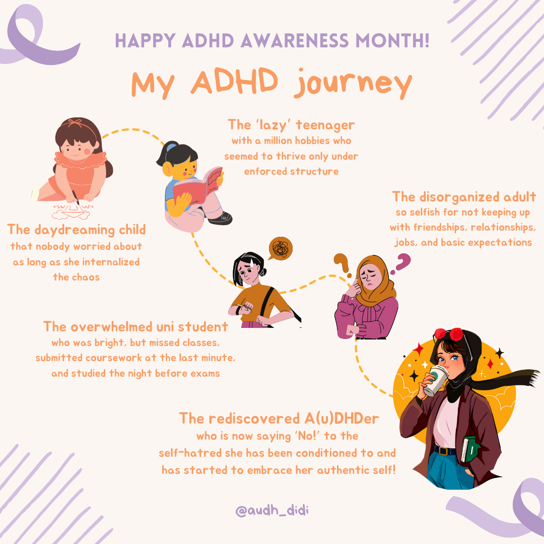 From childhood to adult diagnosis: my ADHD journey | by AuDHD Didi | Medium