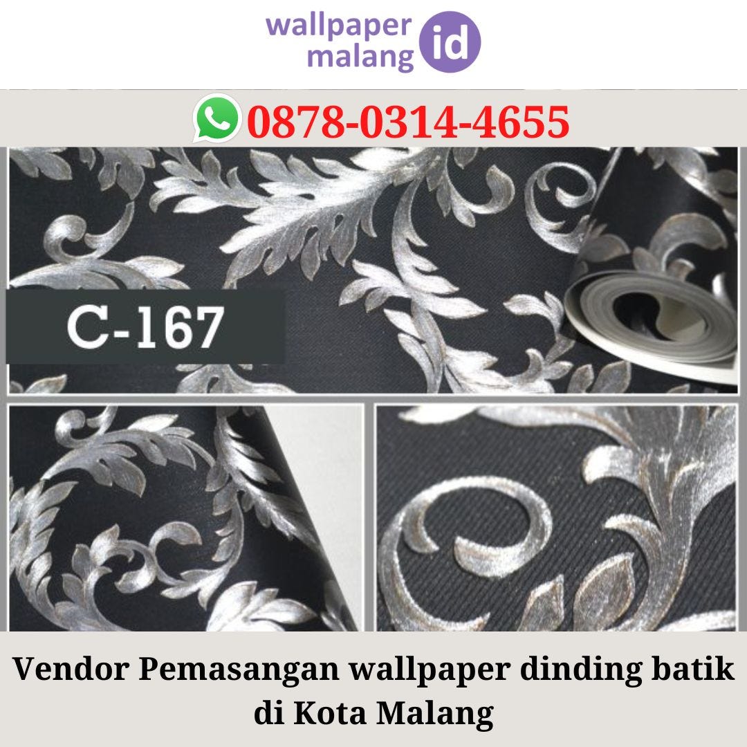 Vendor Pemasangan wallpaper dinding batik di Kota Malang | by ...