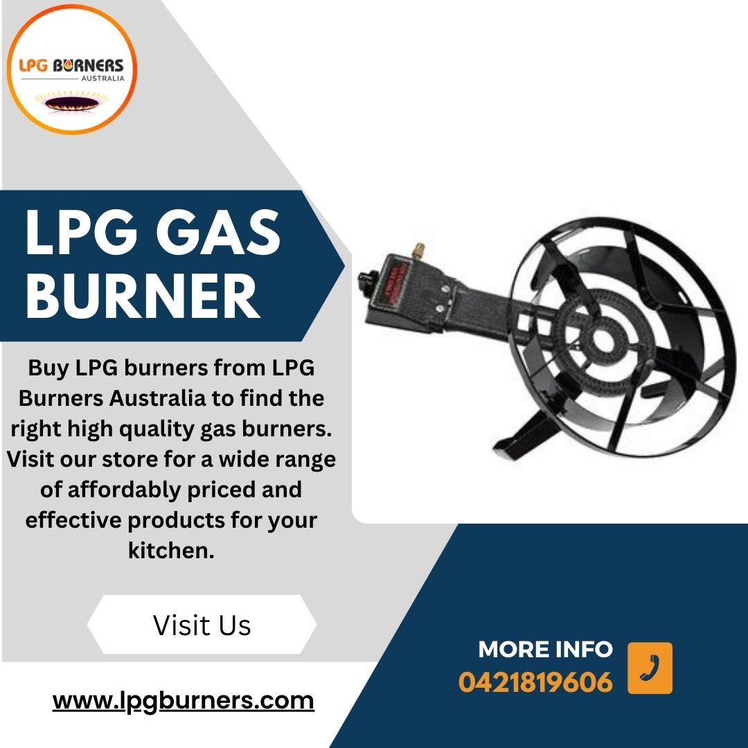 Top LPG Gas Burners in Australia | Premium LPG Burners - LPG Burners ...