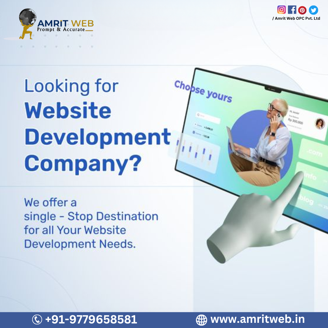 Affordable Website Development service in Mohali - Amrit Web OPC Pvt Ltd - Medium