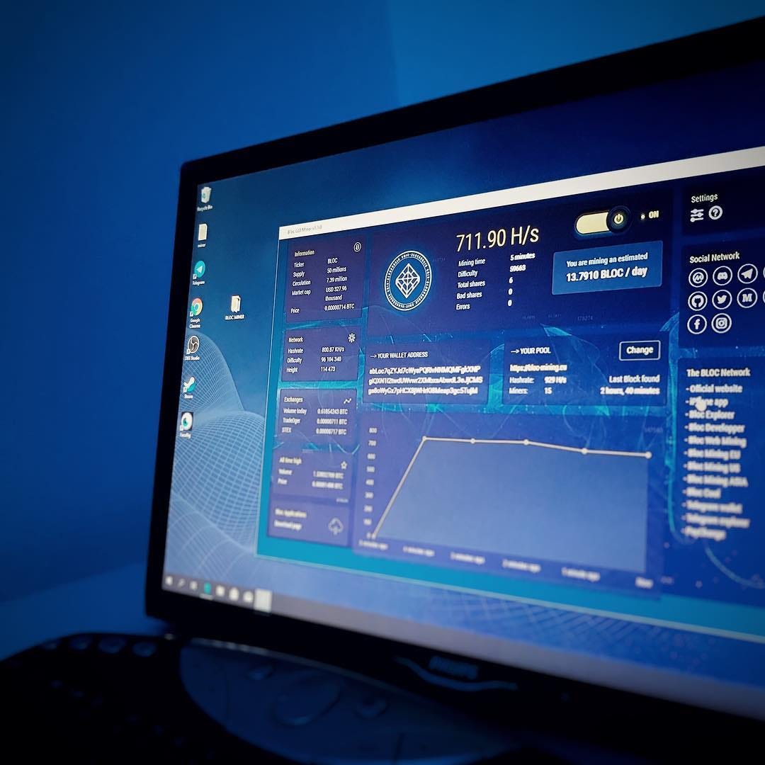 New BLOC GUI miner coming soon. This is a preview of the upcoming new ...