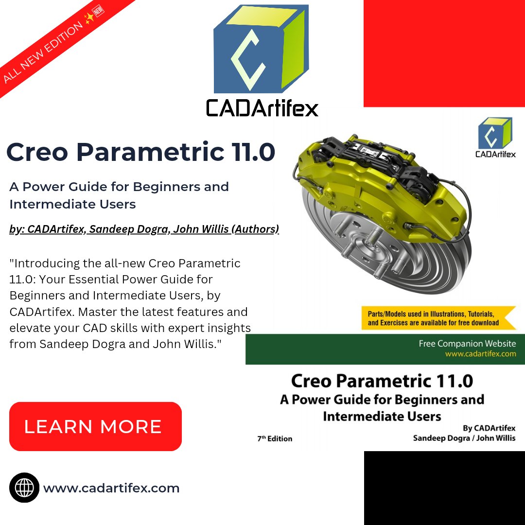 📚 Exciting News: Our Creo Parametric 11.0 Book is Now Available Everywhere! 🚀 | by Cadartifex ...