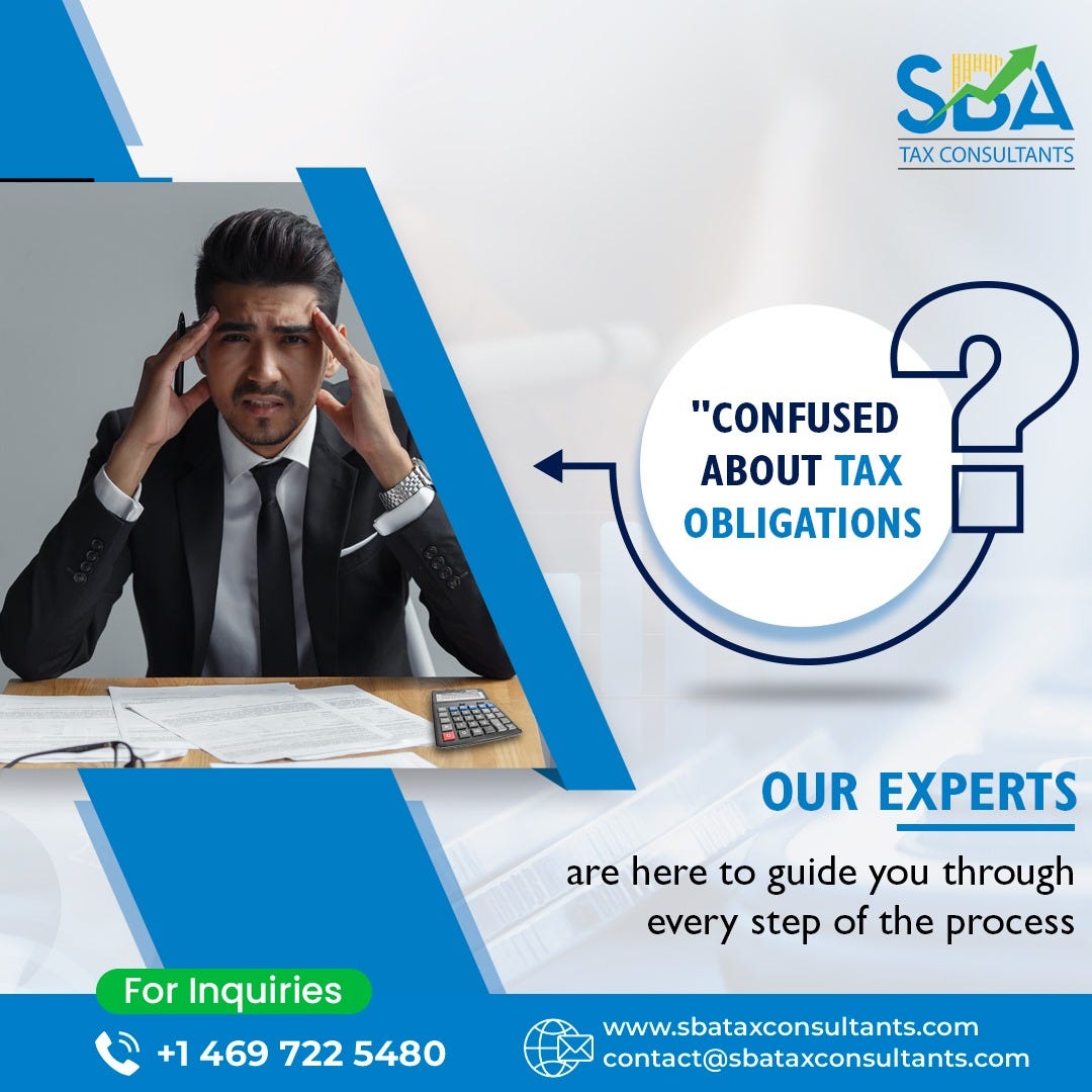 Tax Experts and Tax Consultants in USA | by SBA Tax Consultant | Jun ...
