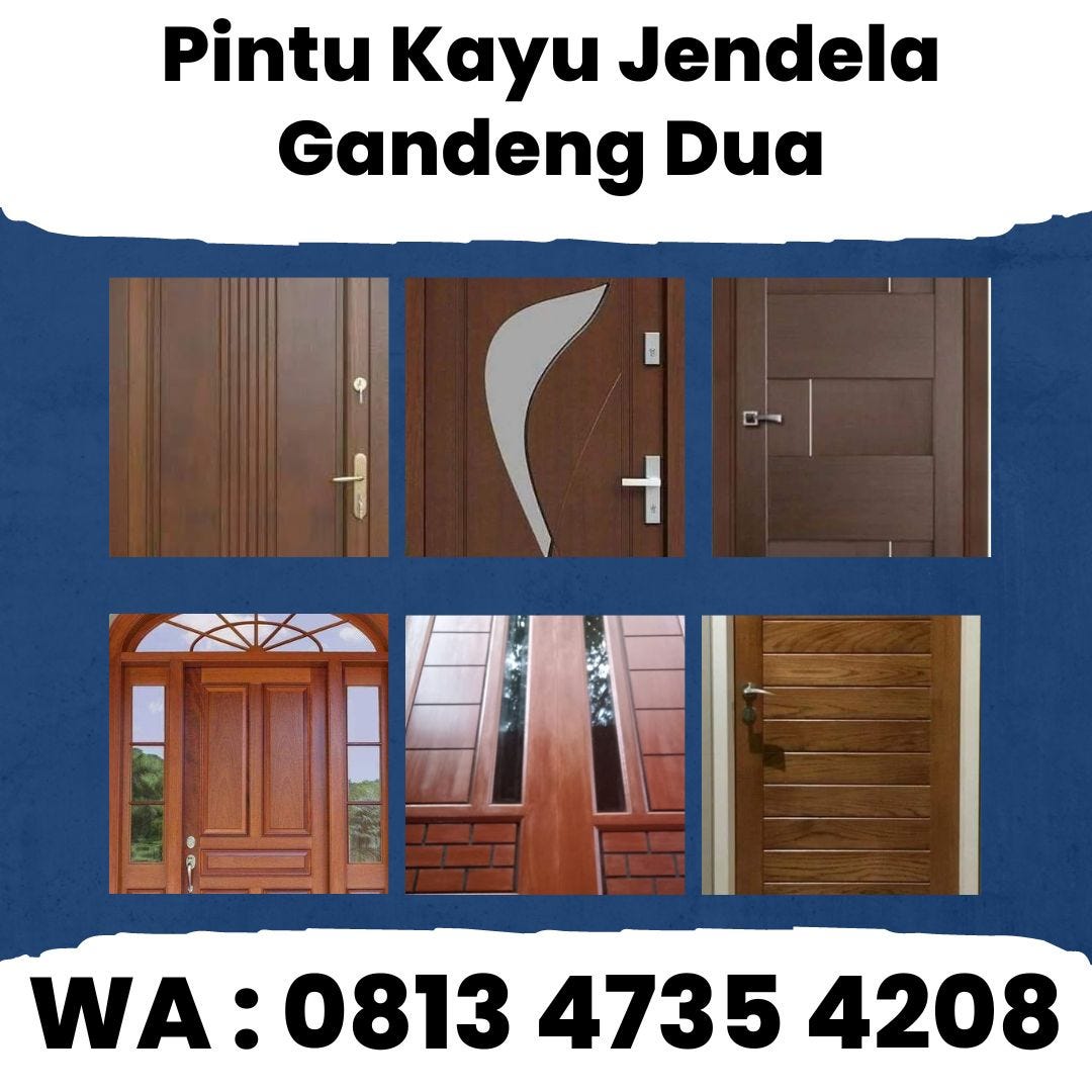 PROMO, Call 0813 4735 4208, Pintu Kayu Jendela Gandeng Dua - Pusat ...