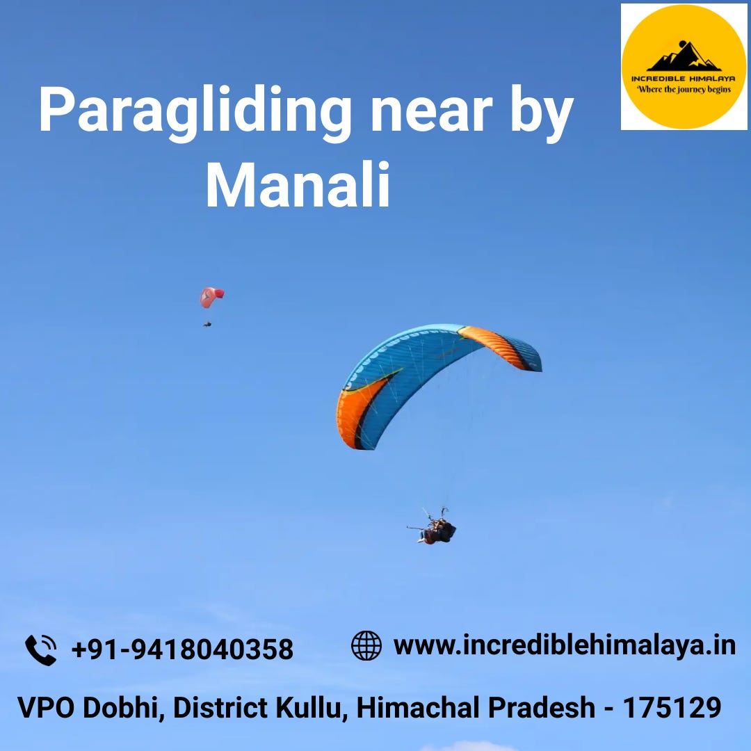 Paragliding near by Manali - Incredible himalaya - Medium