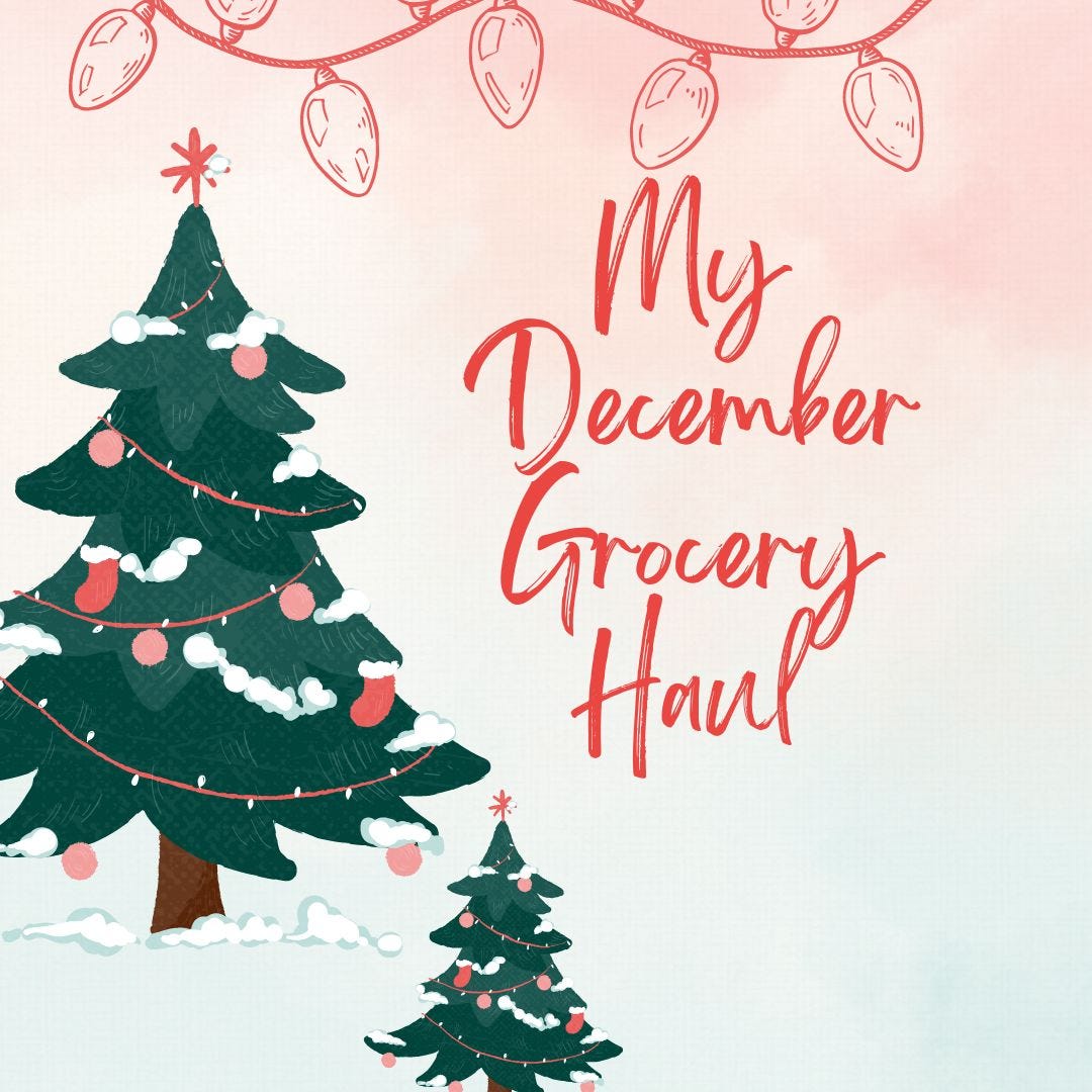 My December Grocery Haul | Medium