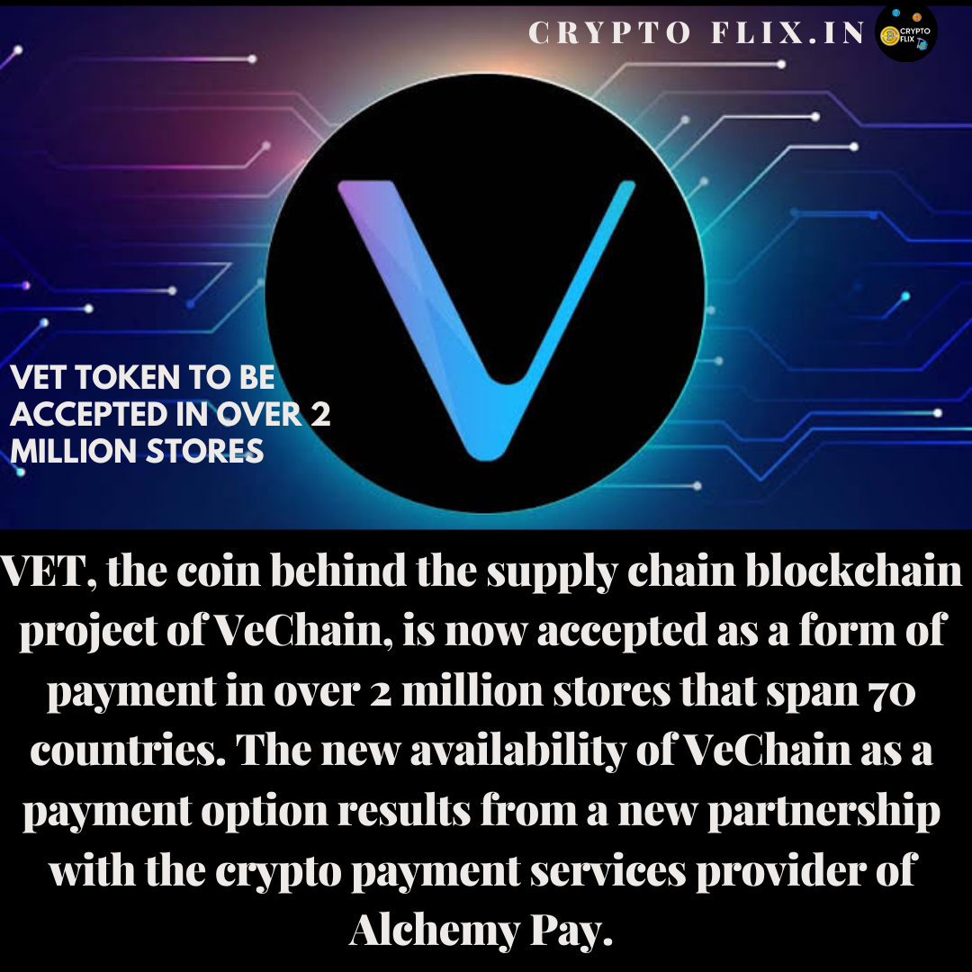 #VET token to be accepted in over 2 million stores | by Romani Premnath ...