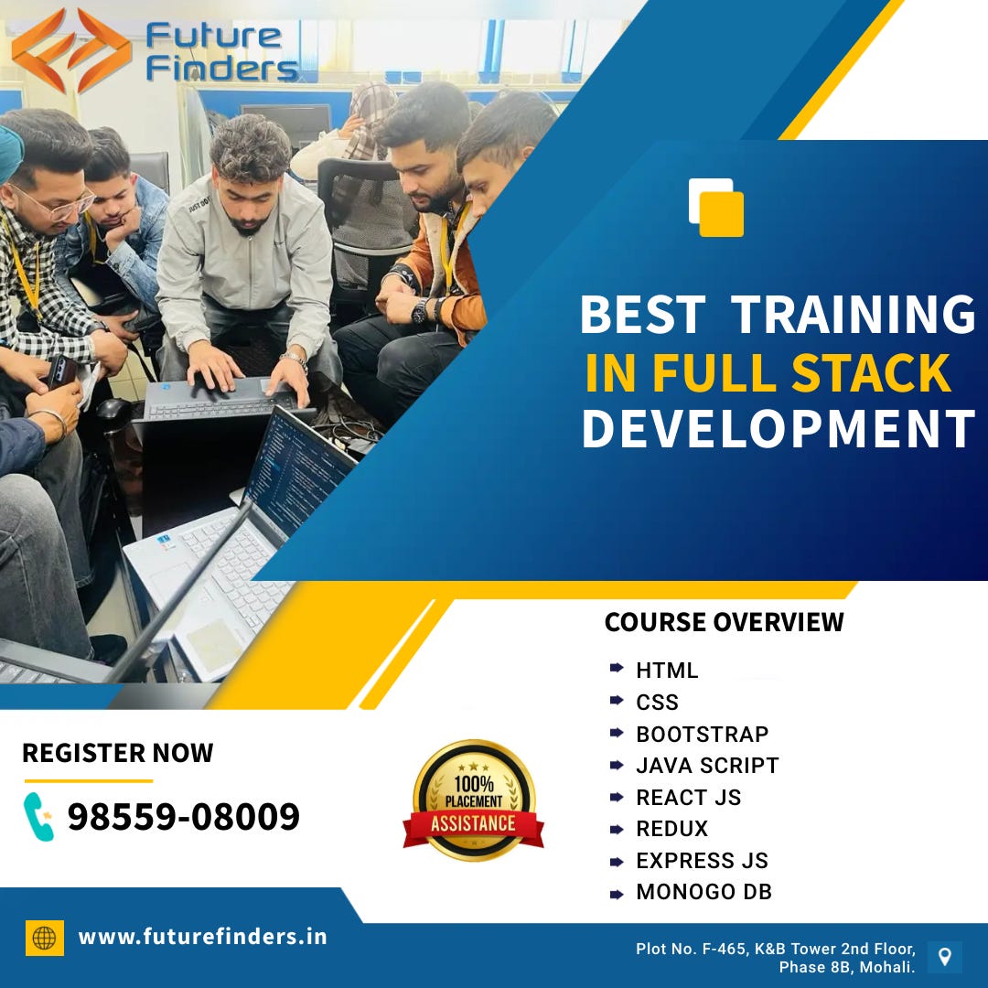 Best Full Stack Training in Chandigarh — Join Now | by Futurefinders ...