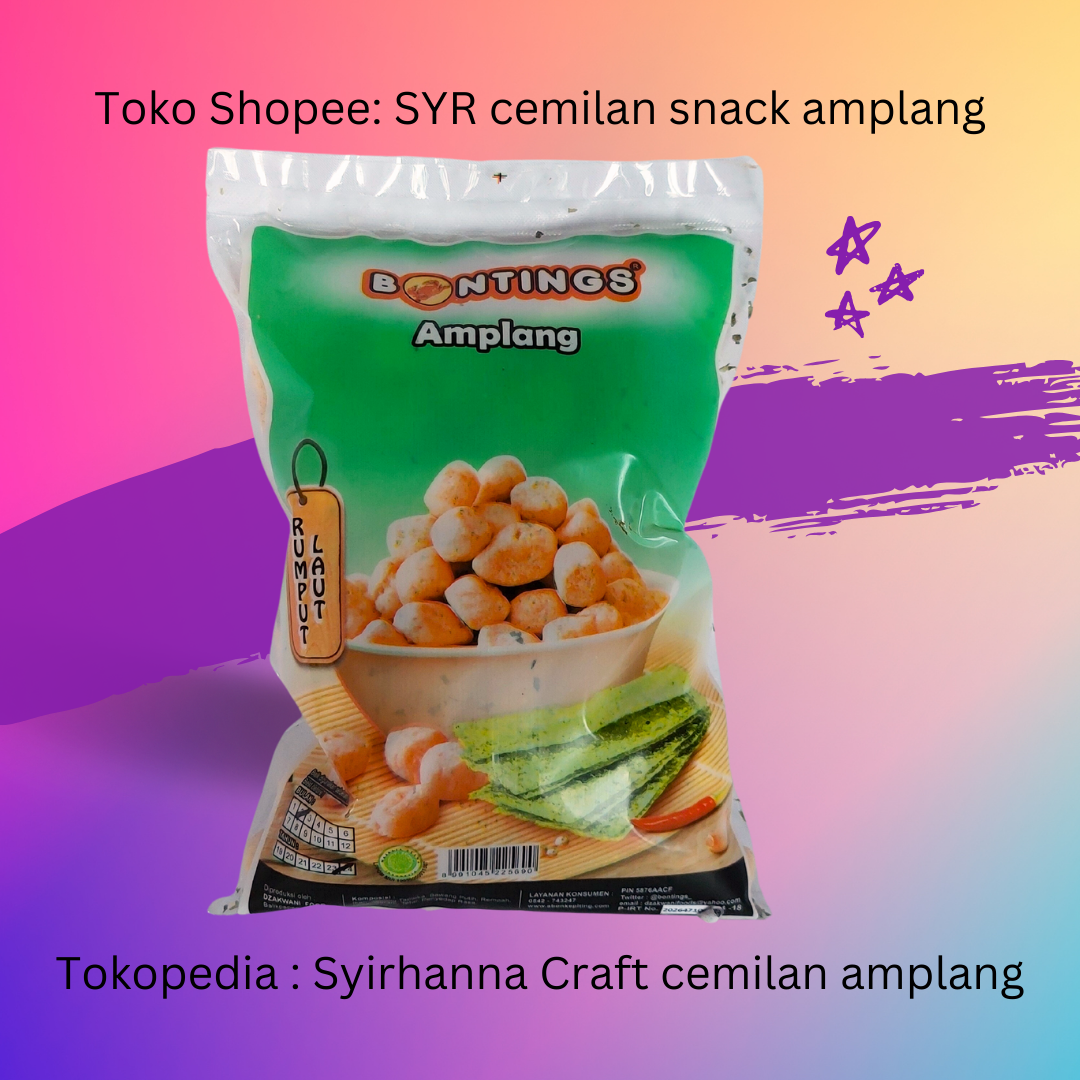 200 GRAM AMPLANG CEMILAN KHAS KALIMANTAN RASA RUMPUT LAUT, | by SYR ...