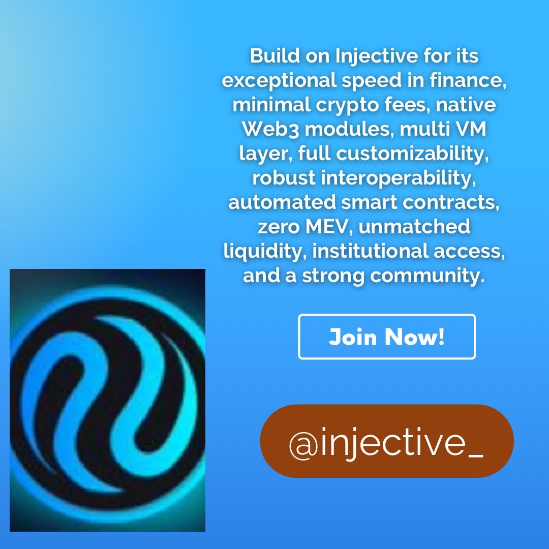 There are several compelling reasons to consider building on the Injective platform. Injective ...
