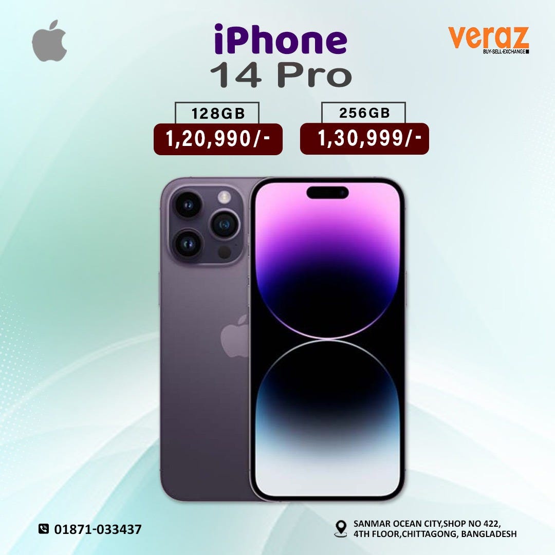 iPhone 14 pro Price. Apple iPhone 14 Pro Price in Chittagong… | by ...