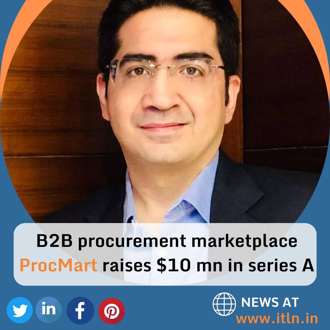 B2B procurement marketplace ProcMart raises $10 mn in series A - Indian ...