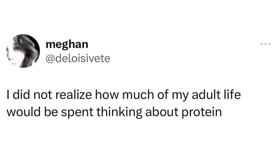 Protein protein protein…. Every time I sit down for a meal… | by ...