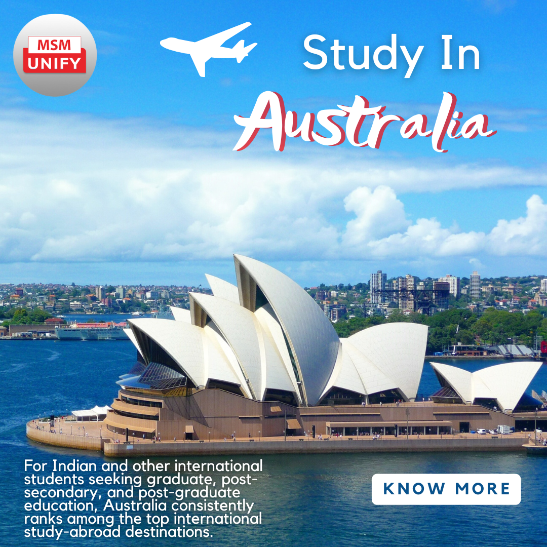 Study in Australia for Indian Students - MSM Unify - Medium
