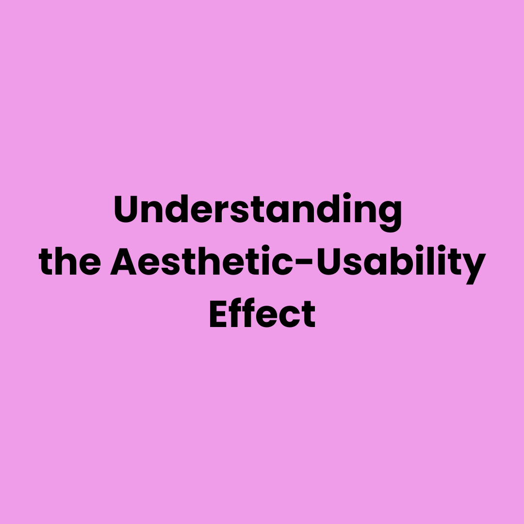 Understanding The Aesthetic Usability Effect By Josh Jang Medium