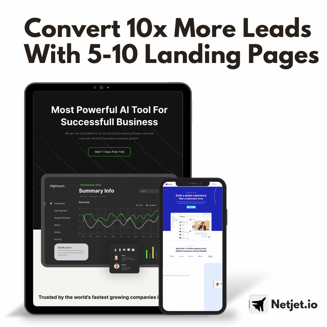 How To Convert 10 Times More Leads | by NetJet.io | Medium