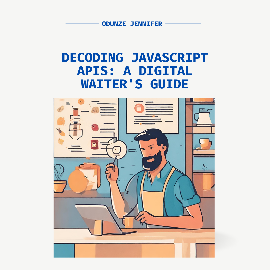 Decoding JavaScript APIs: The Waiter’s Guide to Digital Communication | by Odunze Jennifer ...