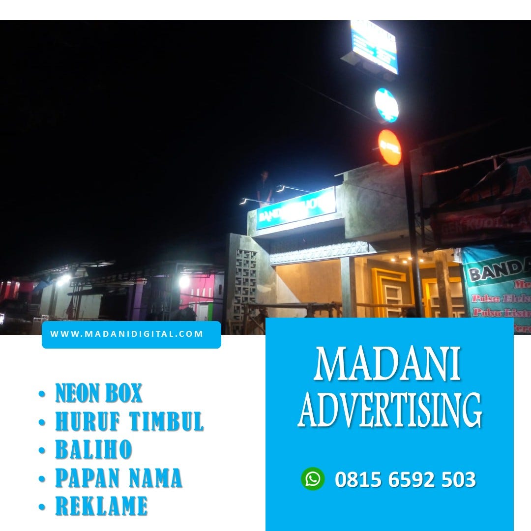 0815 6592 503 (TERPERCAYA), Pusat Neon Box Bogor | by senn dal | Medium