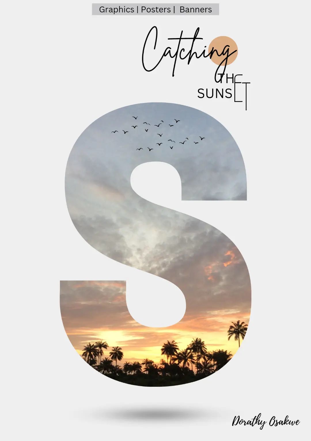 And Then There Was Sunset. Sunset Graphic Design by Author | by Dorathy Osakwe | Medium