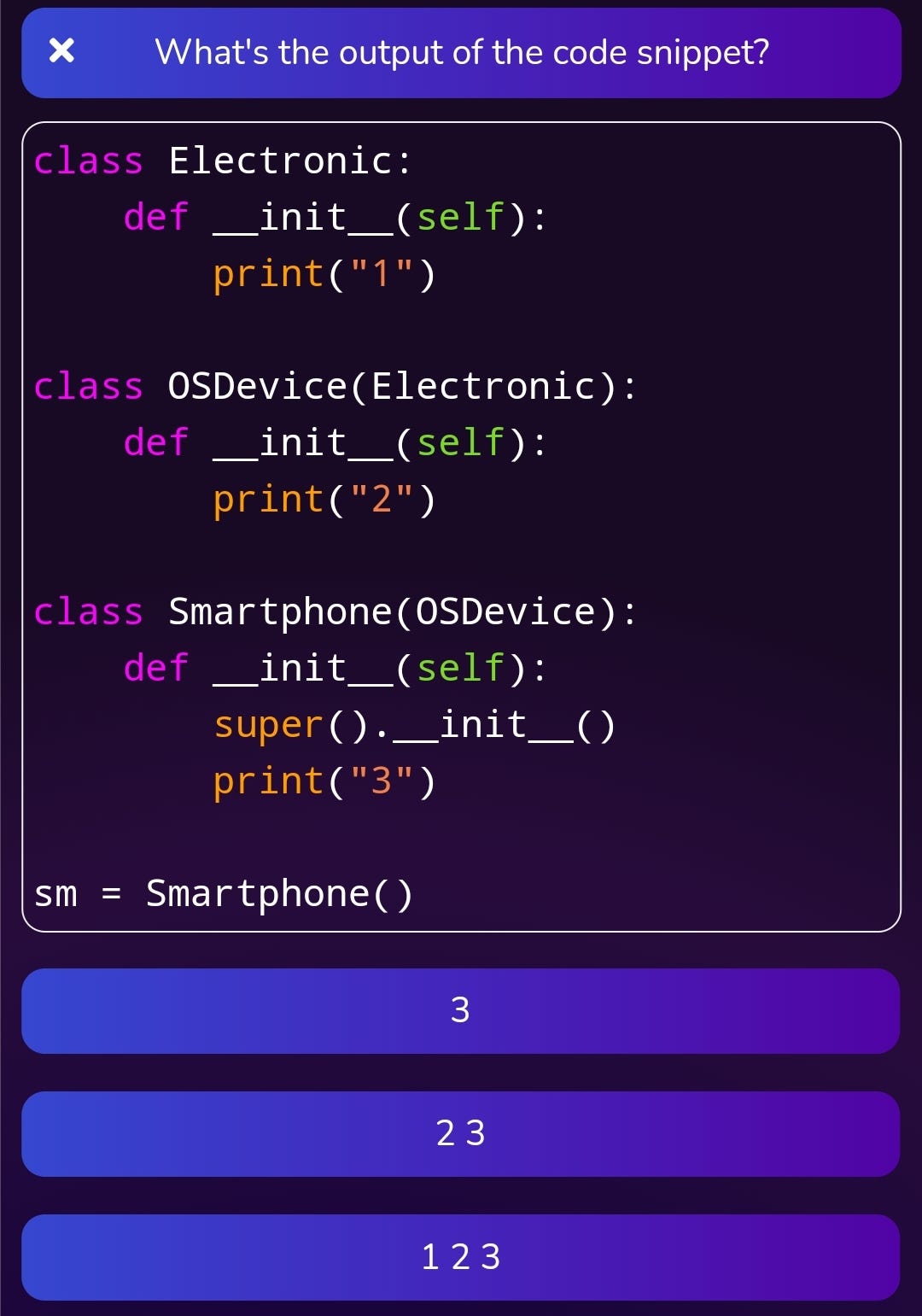 What is the output of following Python Code? - Python Coding - Medium
