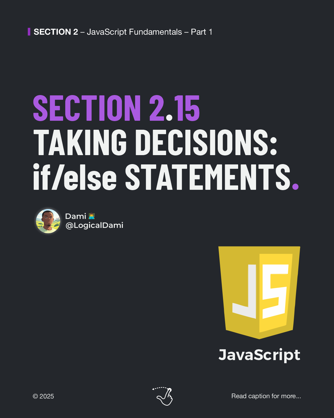 Section 2.15 — Taking Decisions: if / else Statements | by LogicalDami | May, 2025 | Medium