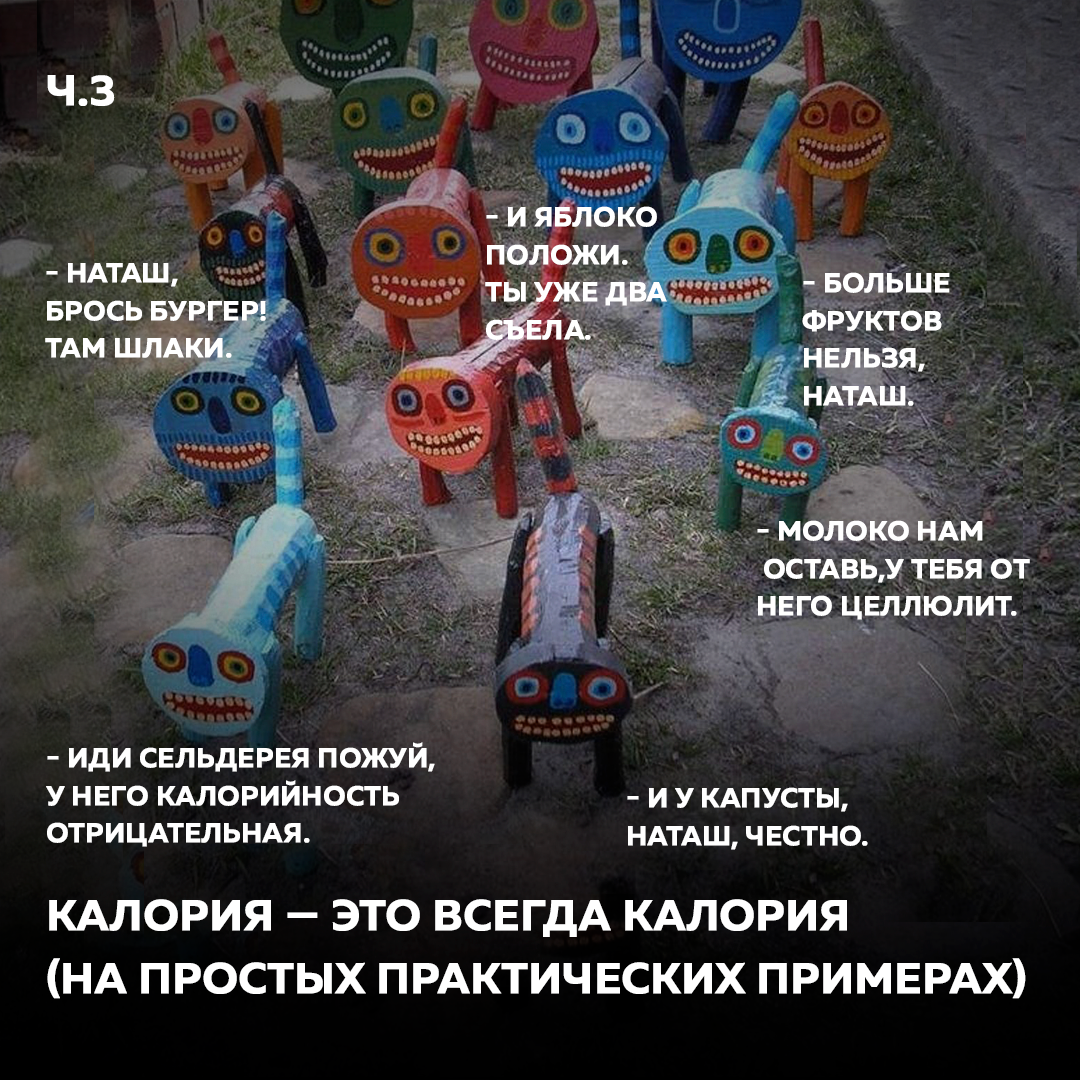 КАЛОРИЯ — ЭТО ВСЕГДА КАЛОРИЯ (НА ПРОСТЫХ ПРАКТИЧЕСКИХ ПРИМЕРАХ), Ч.3 ...