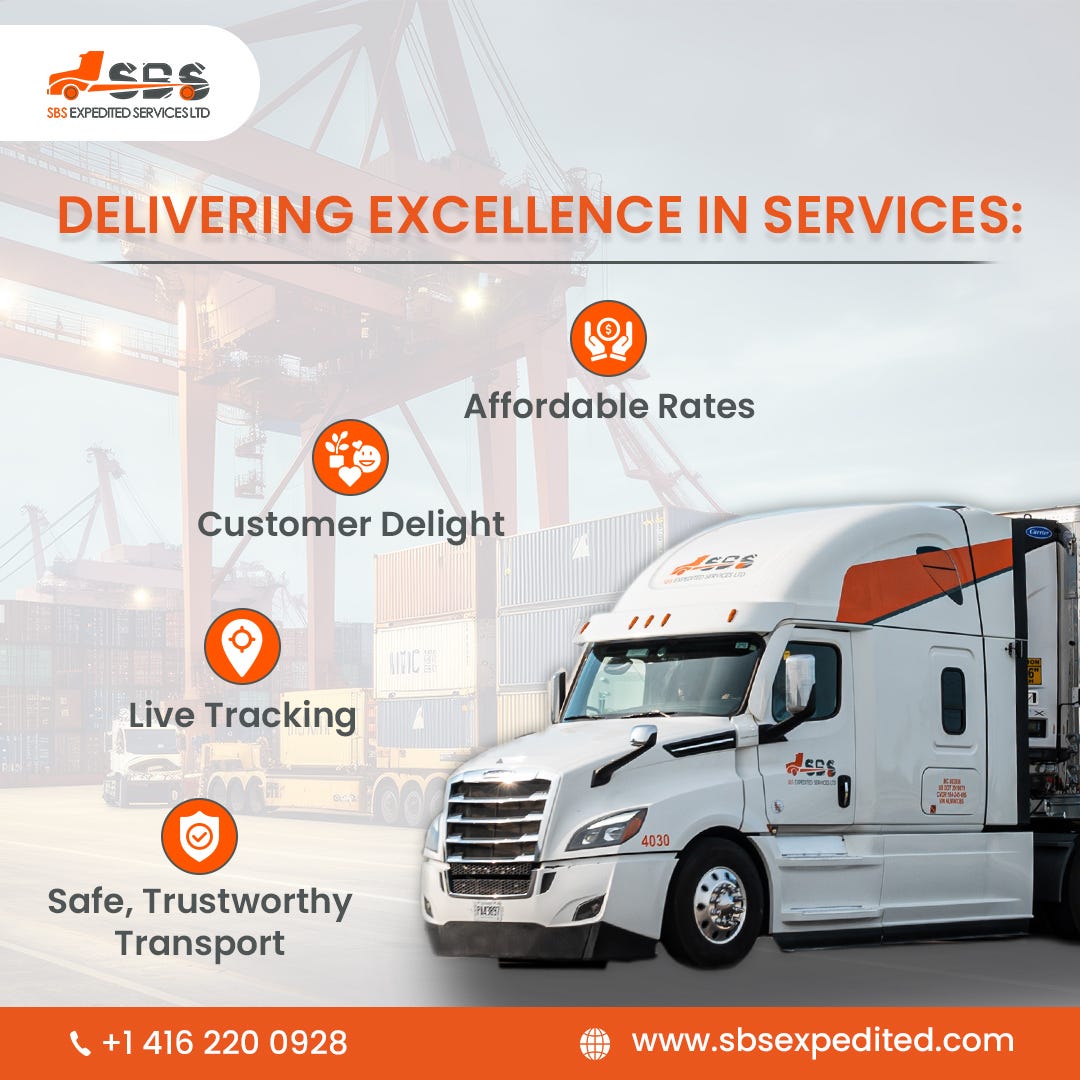Streamlining Logistics Excellence: SBS EXPEDITED, Your Premier FTL Company in Canada | by Anuj ...