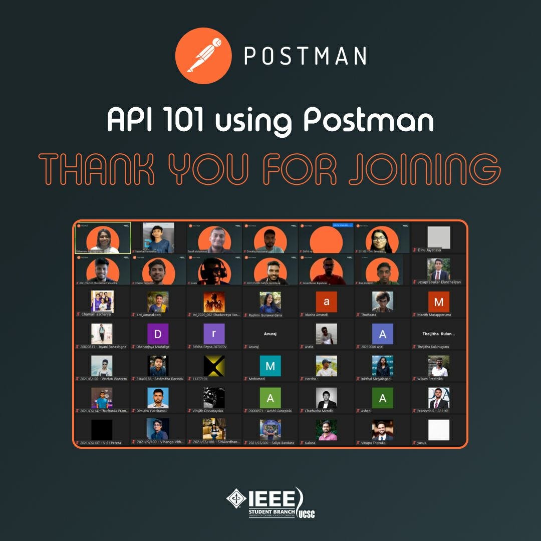 postman API. #postmanapi #postmanstudent #postman | by Chamari Ascharya | Medium