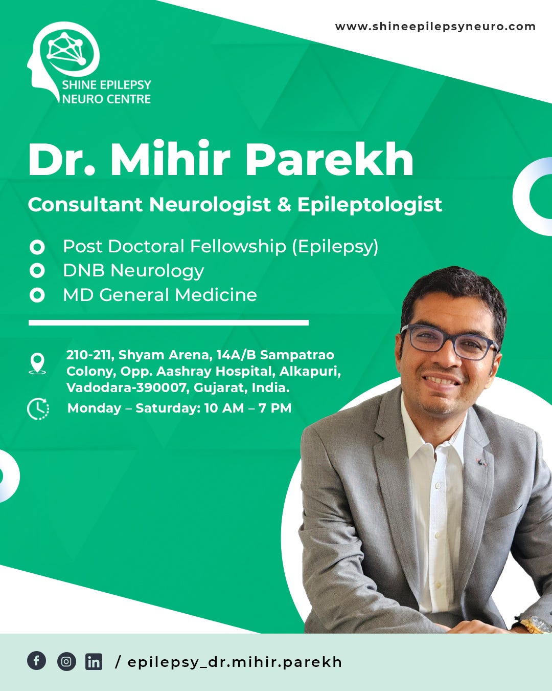 Comprehensive Neurology and Epilepsy Solutions in Vadodara - Dr Mihir Parekh - Medium