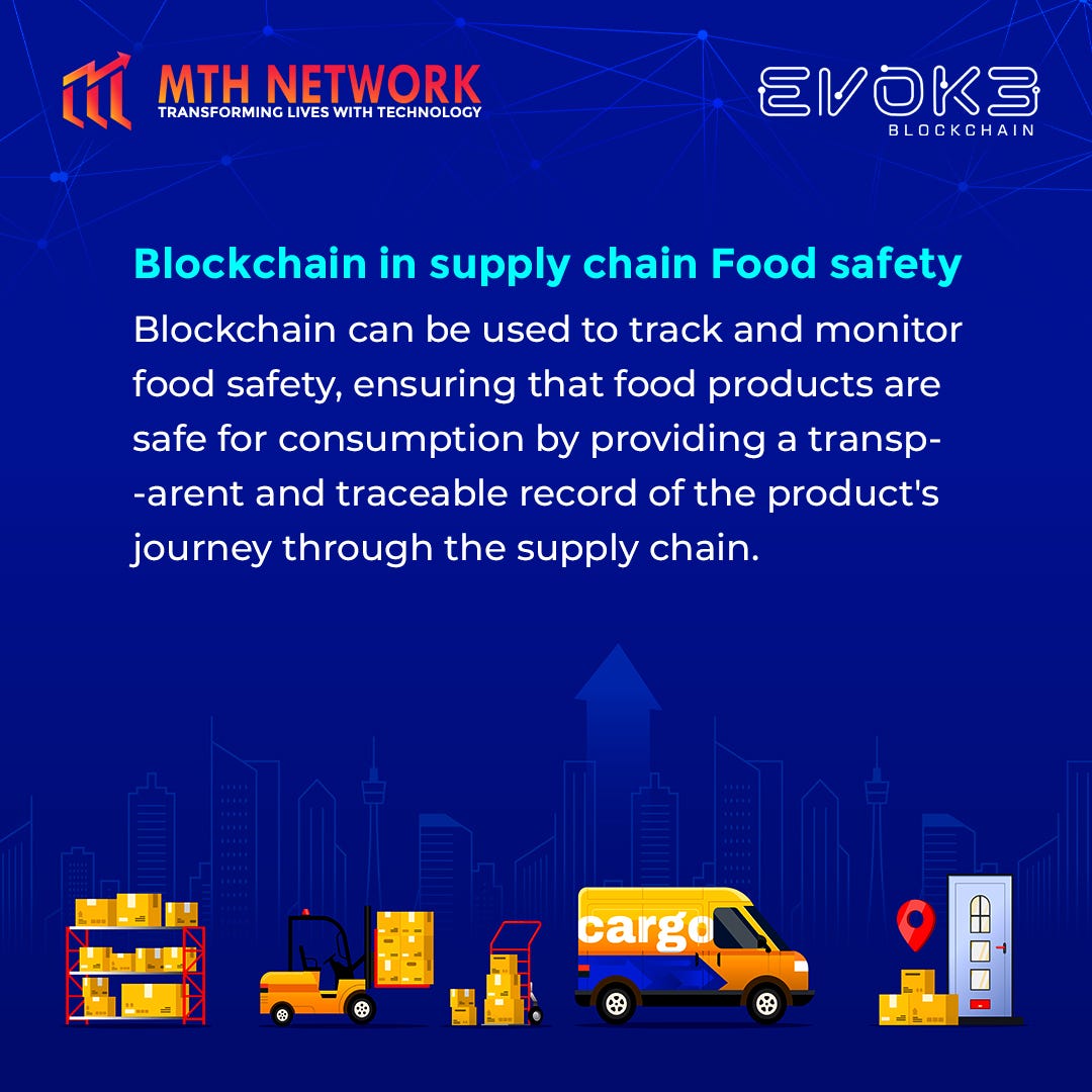 Blockchain in supply chain: Food safety - Mthn coin - Medium
