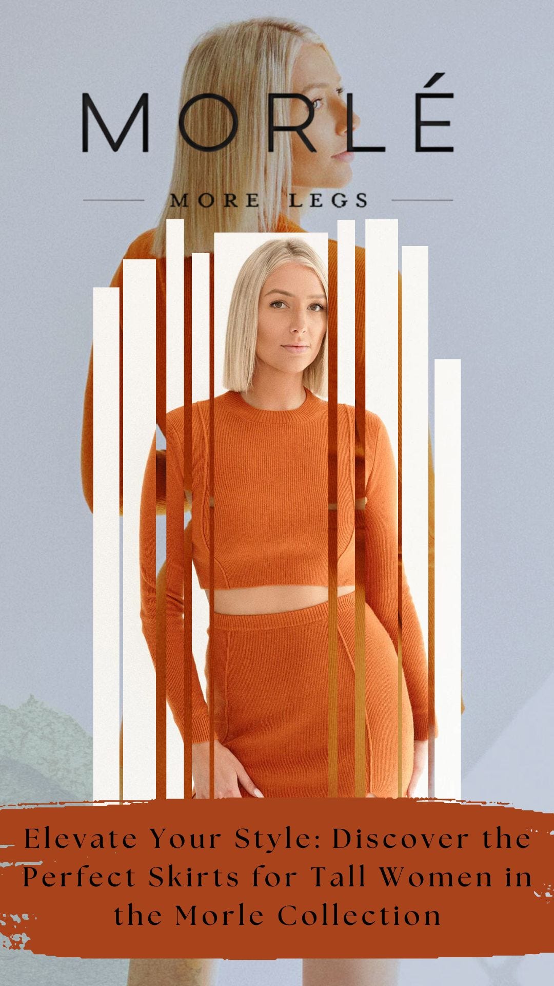 Rust Mini Slit Skirt for Tall Women — A Must-Have Wardrobe Staple | by ...