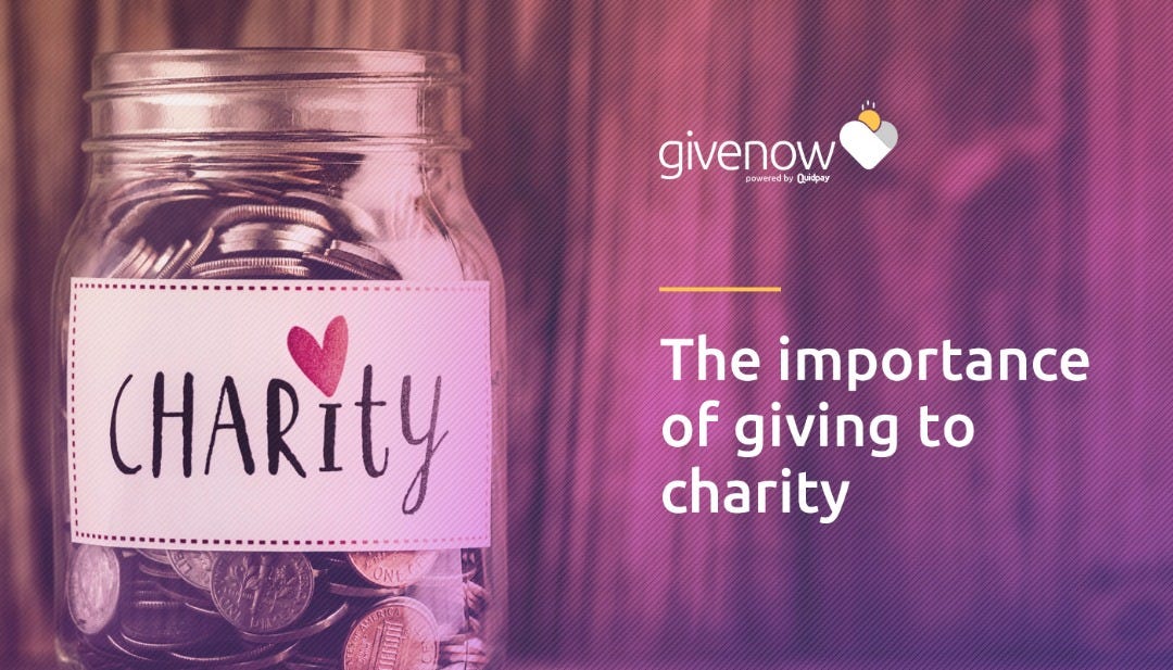 The importance of giving to Charity | by Givenow | Medium