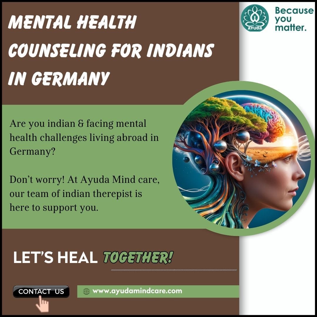 Mental Health Counseling for Indians in Germany | Ayuda Mind Care ...
