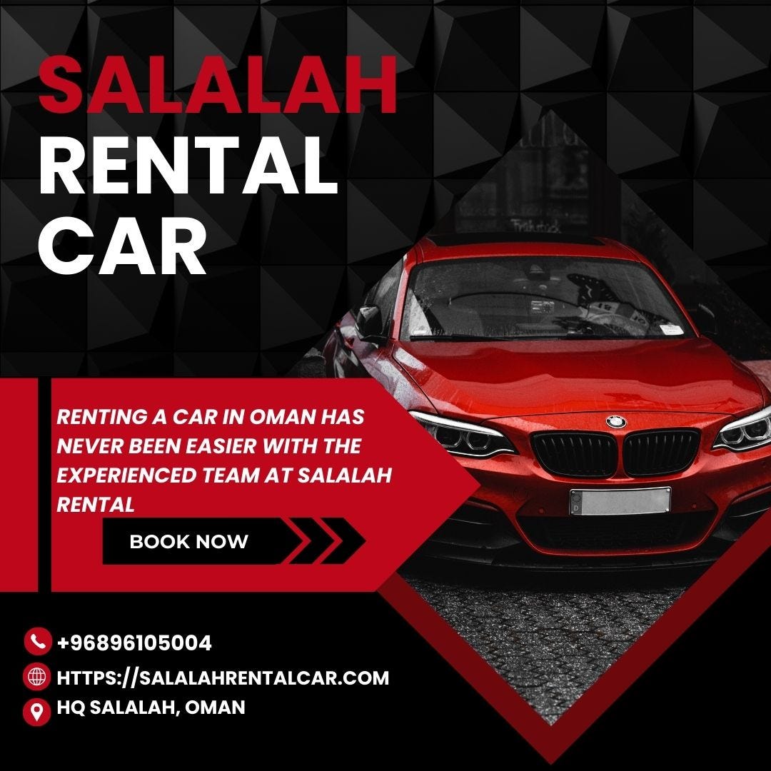 Car Rent In Salalah - Business in Oman - Medium
