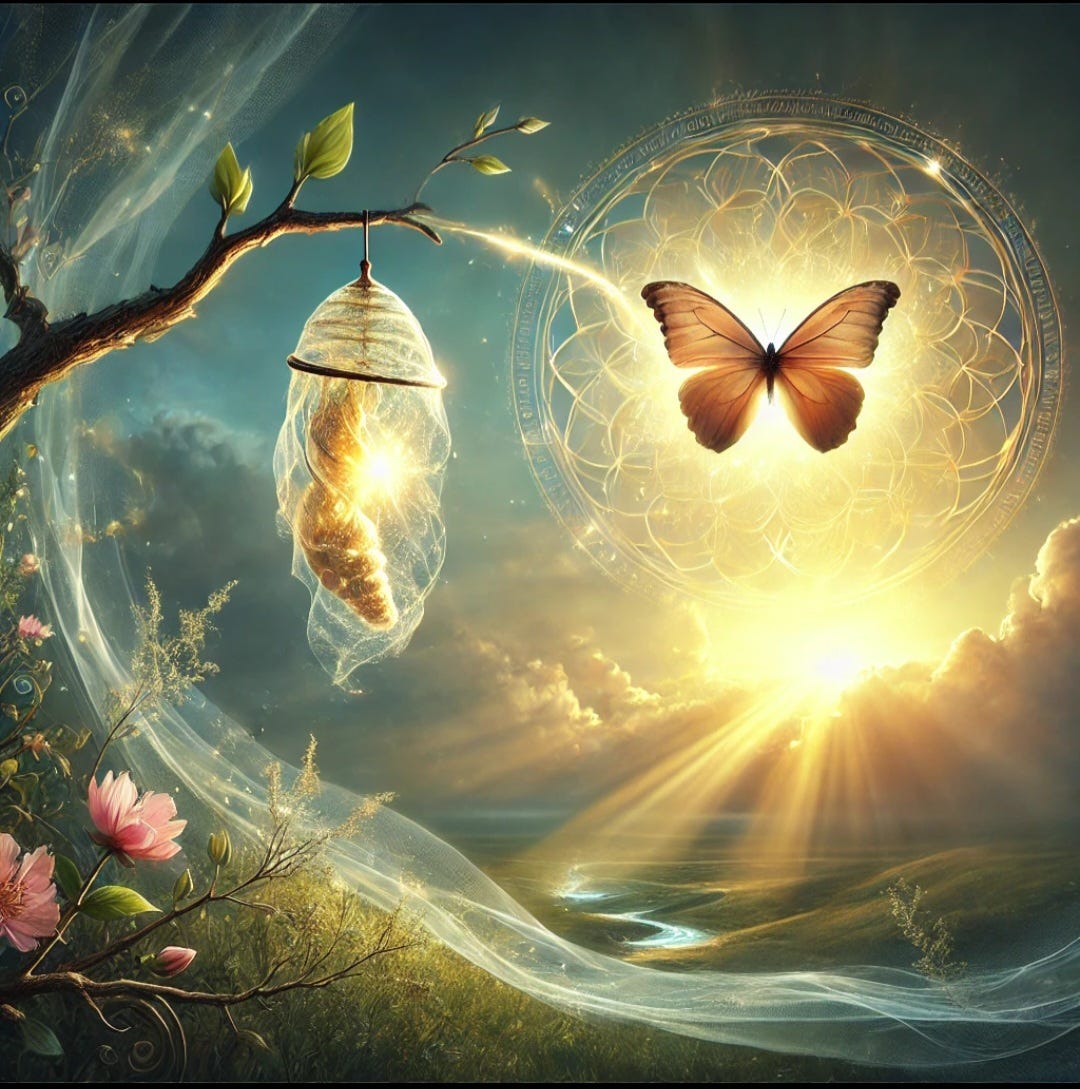 The Cocoon of Transformation: A Journey Guided by Divine Design ...
