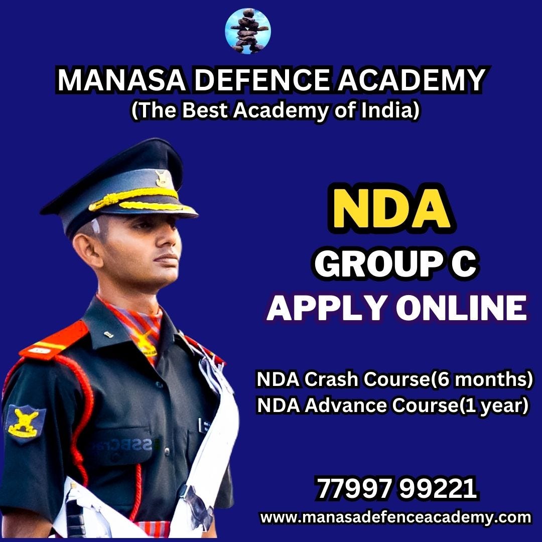 NDA GROUP C APPLY ONLINE - manasadefenceacademy - Medium