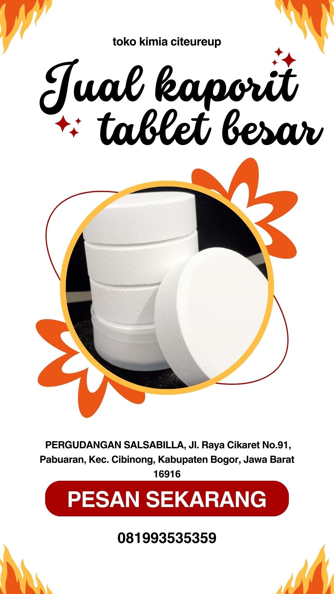 jual kaporit table besar Solusi Praktis untuk Desinfeksi Skala Besar ...
