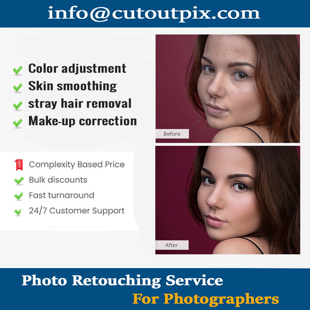 Bulk Photo Retouching Service - CutoutPix - Medium