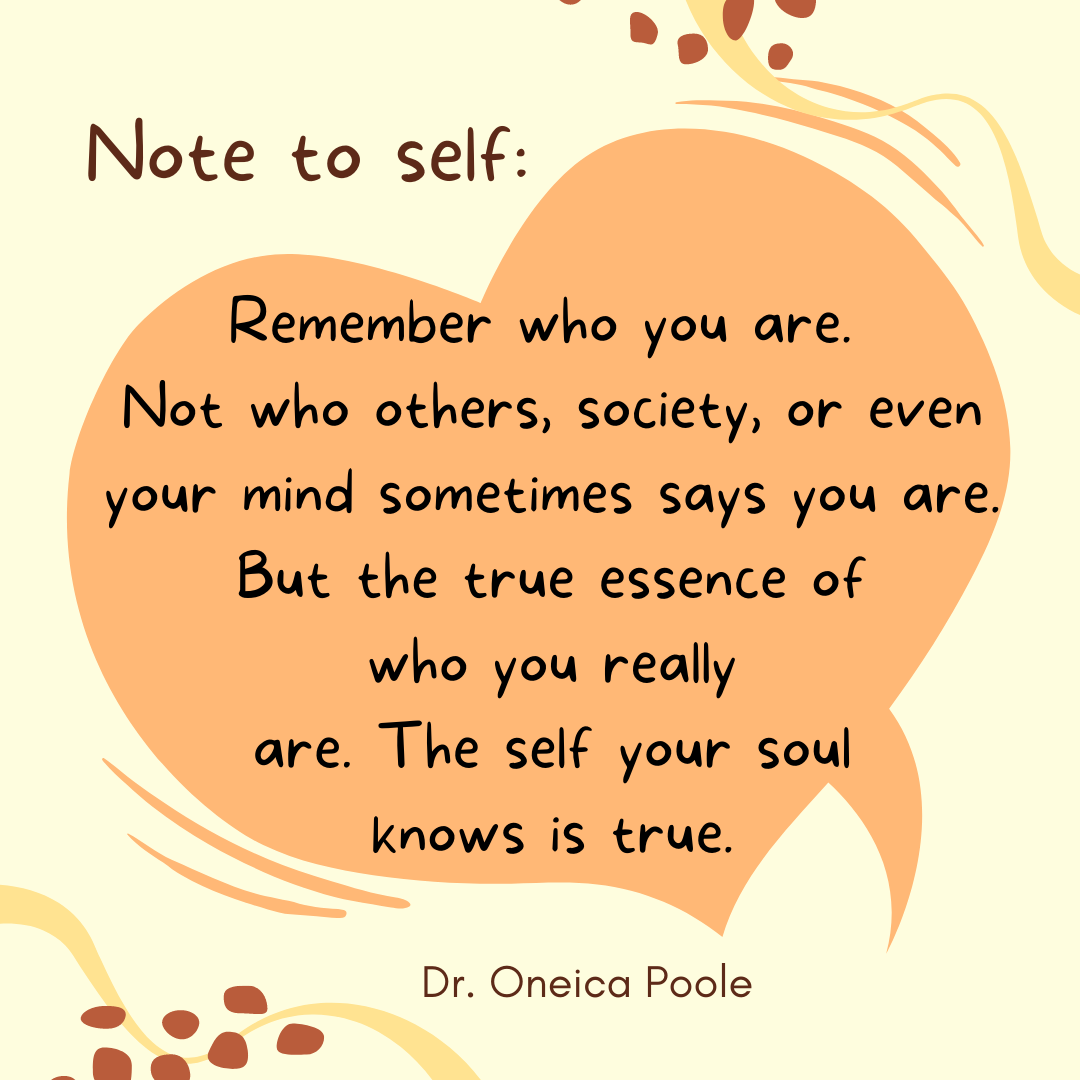 The Remembering: A Note to Self. Note to self: | by Oneica Poole, MD ...