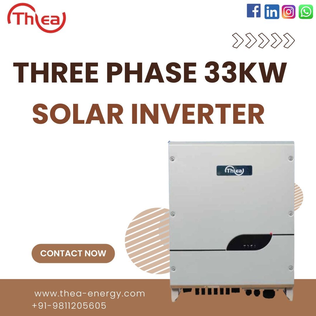 Three Phase 33kw Solar Inverter - Thea-energy - Medium