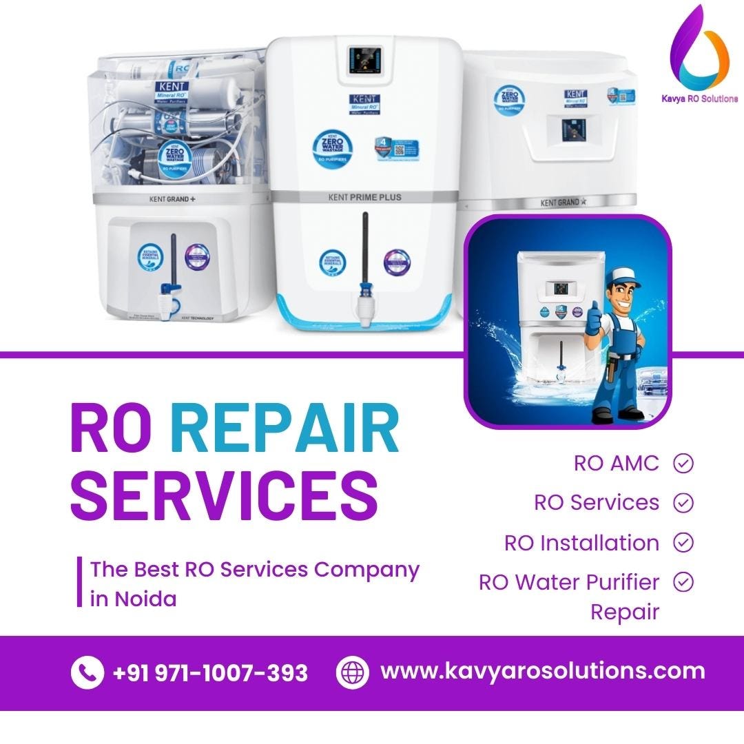 Noida’s Best RO AMC Repair Service - Kavya RO Solutions - Medium
